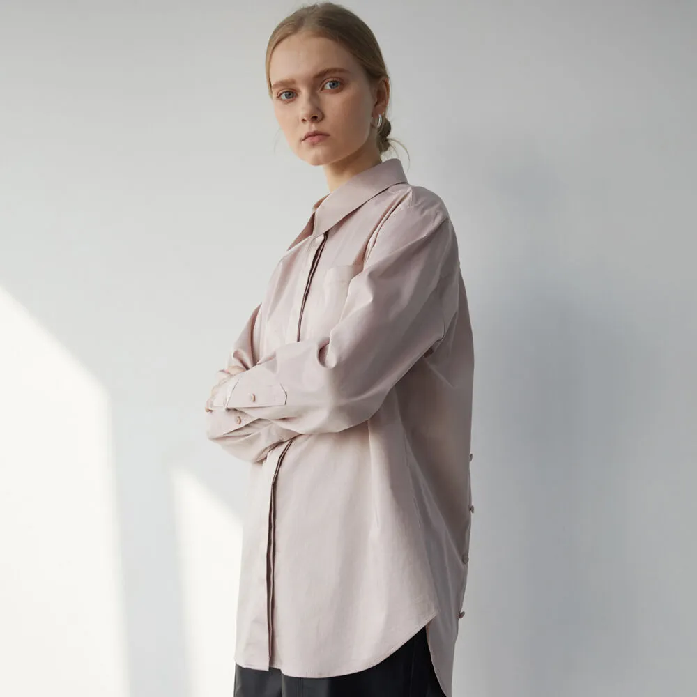 button-back shirt_pink - 감도 깊은 취향 셀렉트샵 29CM