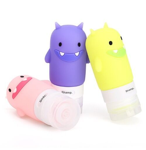 도깨비 여행용 실리콘 공병 3color 화장품 샴푸 린스 로션 소분 리필 통 용기 감도 깊은 취향 셀렉트샵 29cm