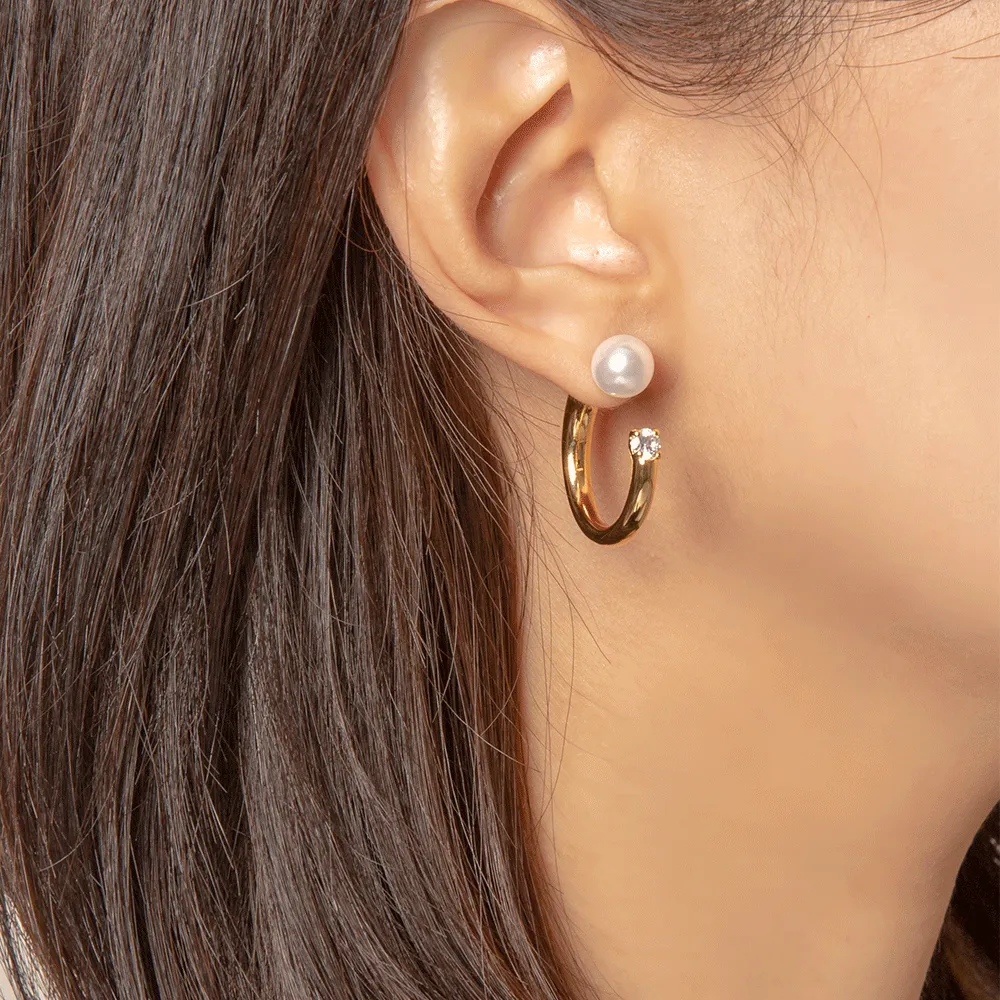 [블랙핑크 지수, 송지효, 손나은, 에일리,오나라 착용] PEARL PIPE RING - 감도 깊은 취향 셀렉트샵 29CM