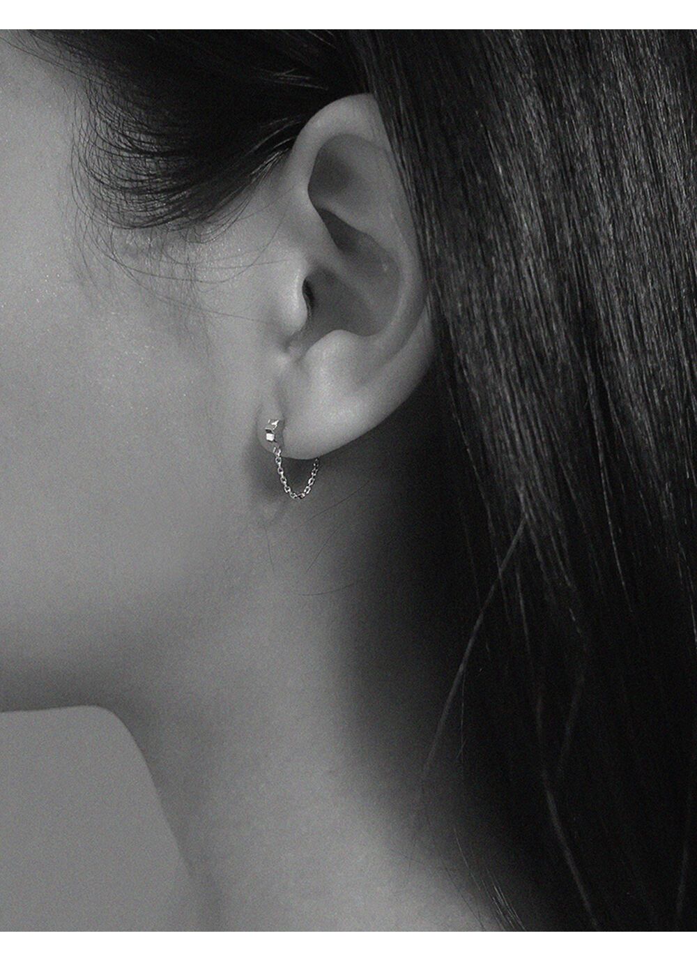 STEP chain earring - tiny - 감도 깊은 취향 셀렉트샵 29CM