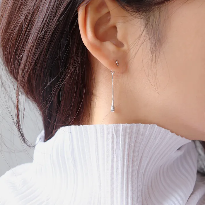 Bon drop earring [silver92.5] - 감도 깊은 취향 셀렉트샵 29CM
