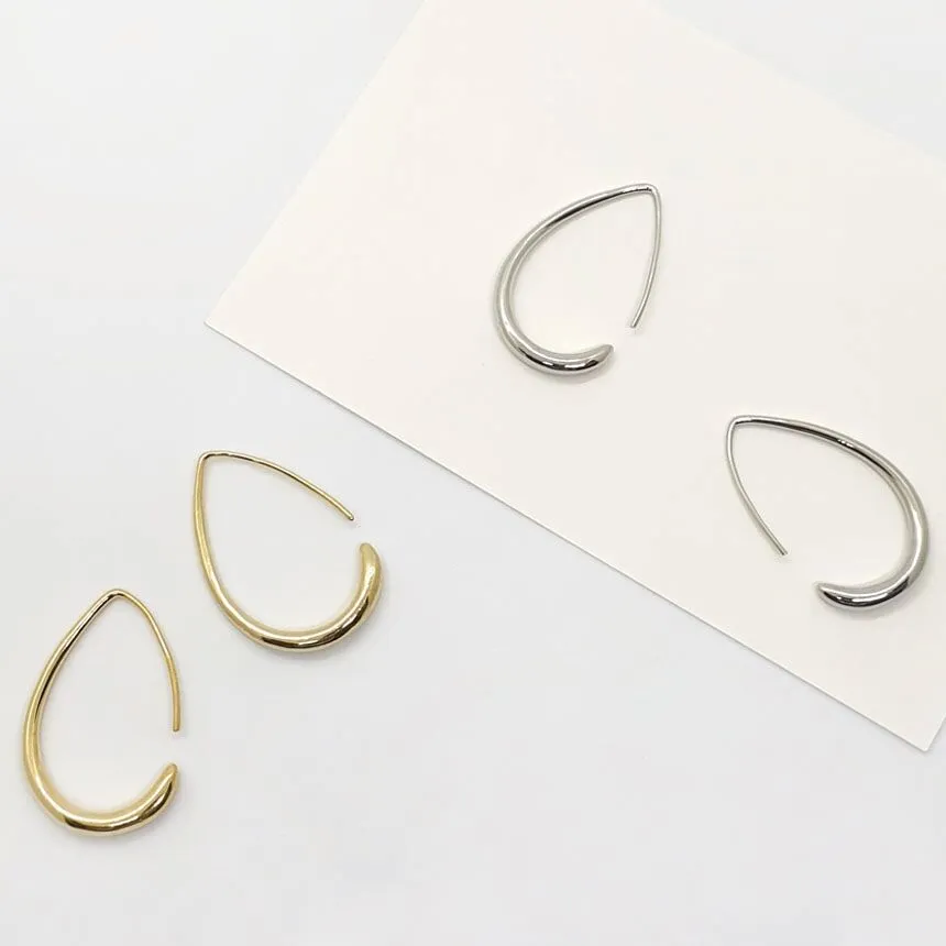 안은진,강한나,이하나,장윤주,장희령 착용 Simple Basic Drop Dot Ring Earring - 감도 깊은 취향 셀렉트샵 29CM