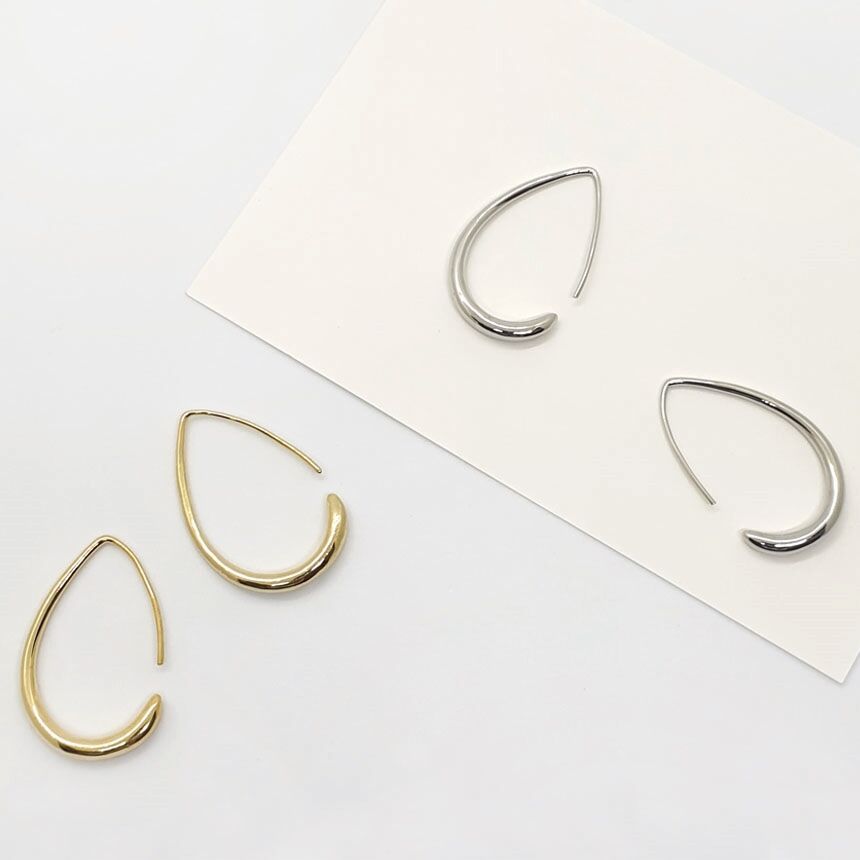 스타트업 강한나,이하나,장윤주,장희령 착용 Simple Basic Drop Dot Ring Earring - 감도 깊은 취향 셀렉트샵 29CM