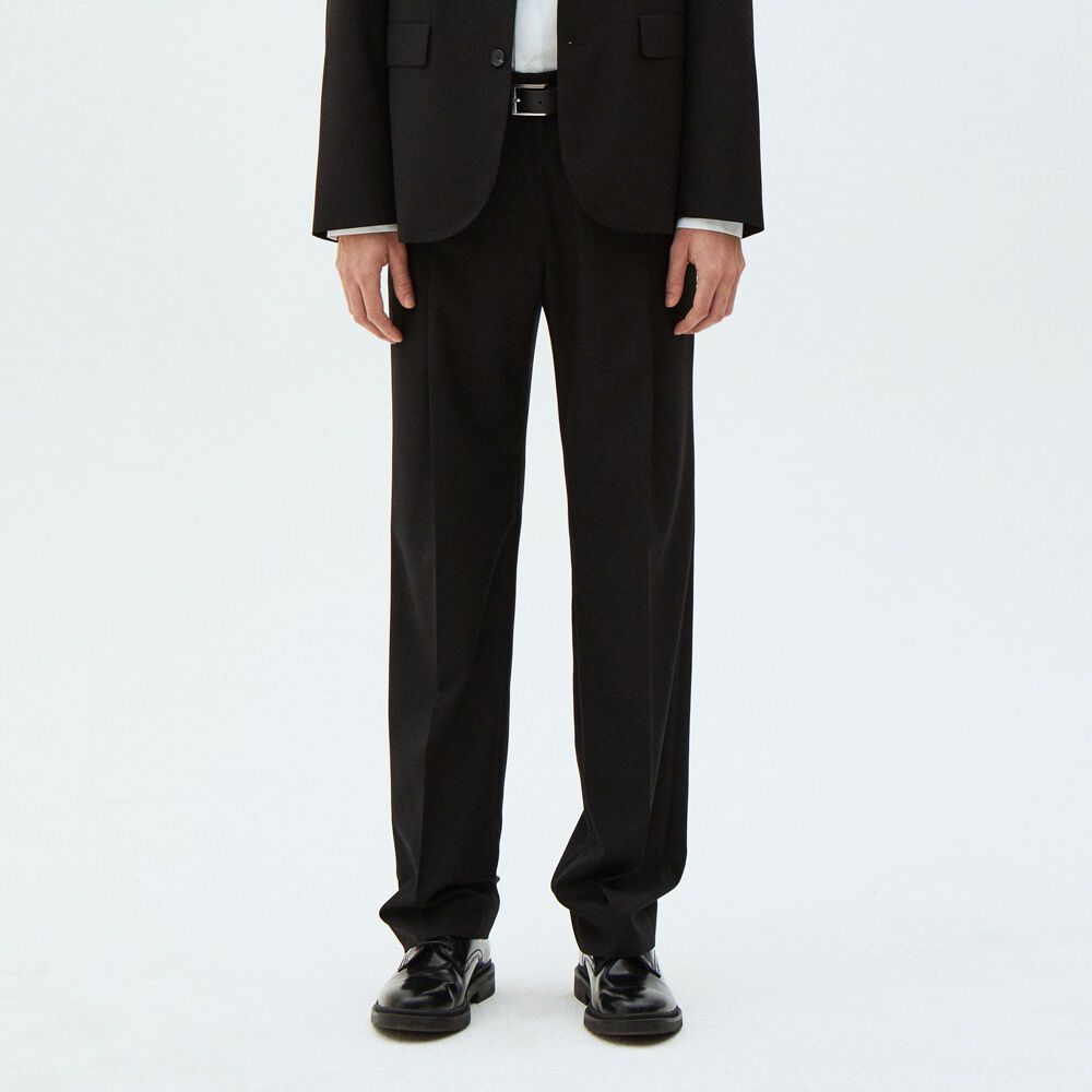 basic one tuck slacks black - 감도 깊은 취향 셀렉트샵 29CM