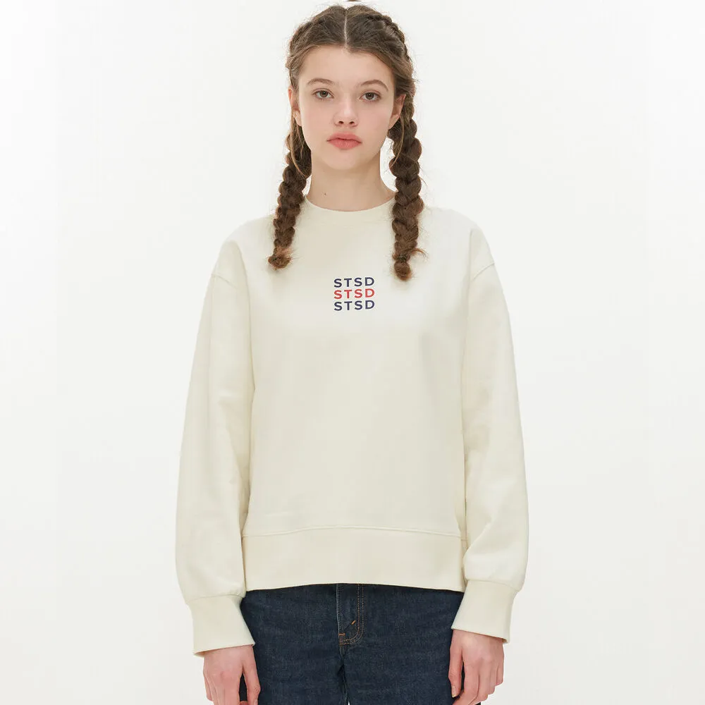 STSD G-LOGO CREWNECK-IVORY - 감도 깊은 취향 셀렉트샵 29CM
