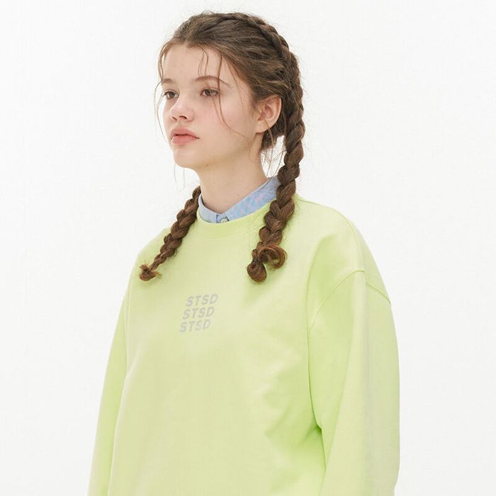 STSD G-LOGO CREWNECK-LIME YELLOW - 감도 깊은 취향 셀렉트샵 29CM