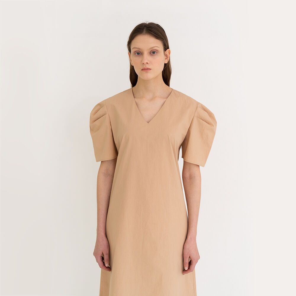mono puff long dress beige - 감도 깊은 취향 셀렉트샵 29CM