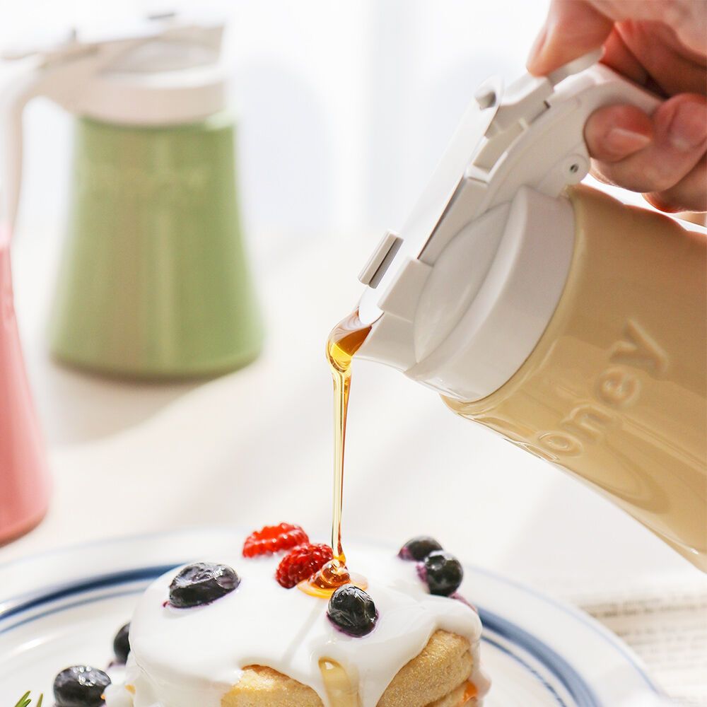 안클랑 도자기 허니 디스펜서 꿀보관 시럽용기 340ml 6컬러 - 감도 깊은 취향 셀렉트샵 29CM