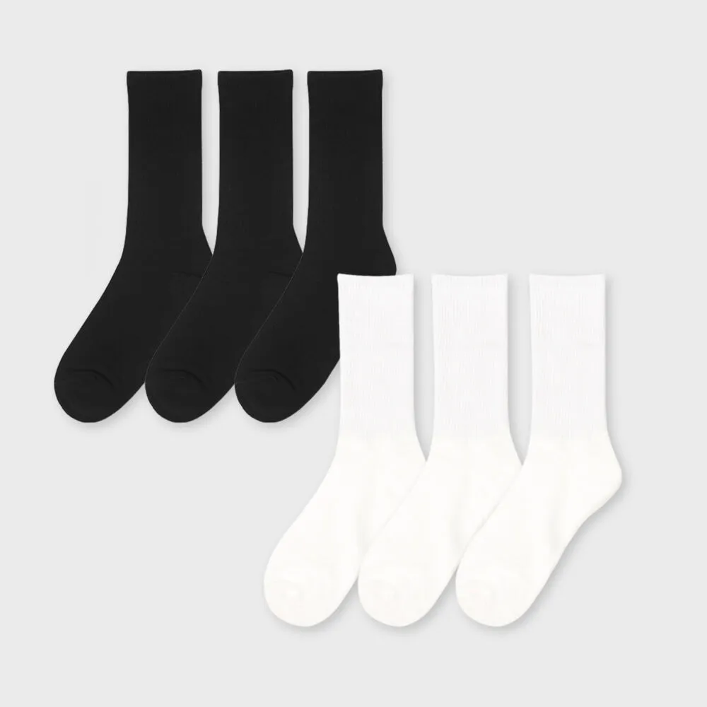 [6PACK] 1507 모노 트라우져 삭스 - 화이트/블랙/스노우 화이트 - 감도 깊은 취향 셀렉트샵 29CM