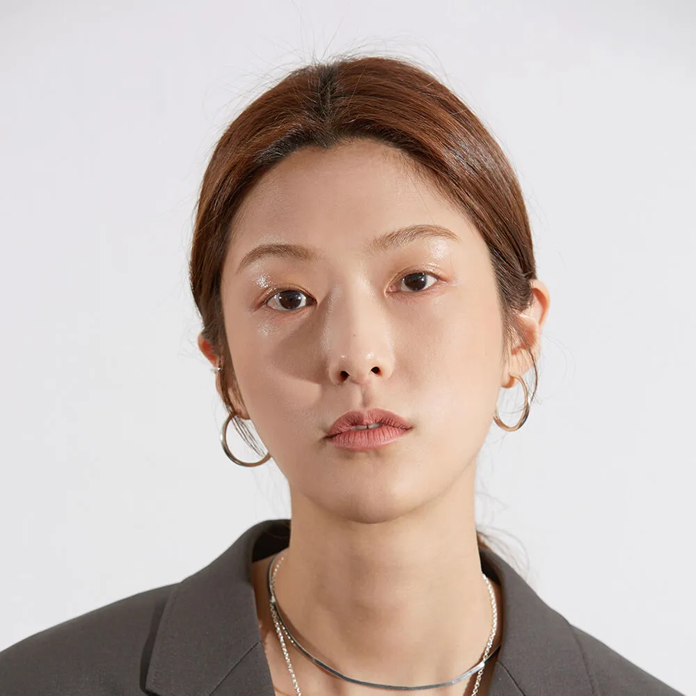 thin hoop earring silver - 감도 깊은 취향 셀렉트샵 29CM