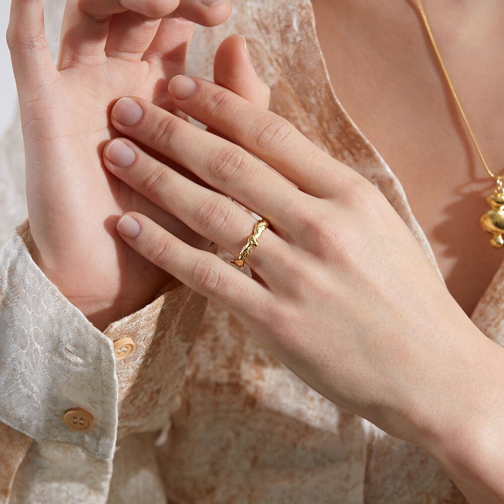 natural texture ring gold - 감도 깊은 취향 셀렉트샵 29CM