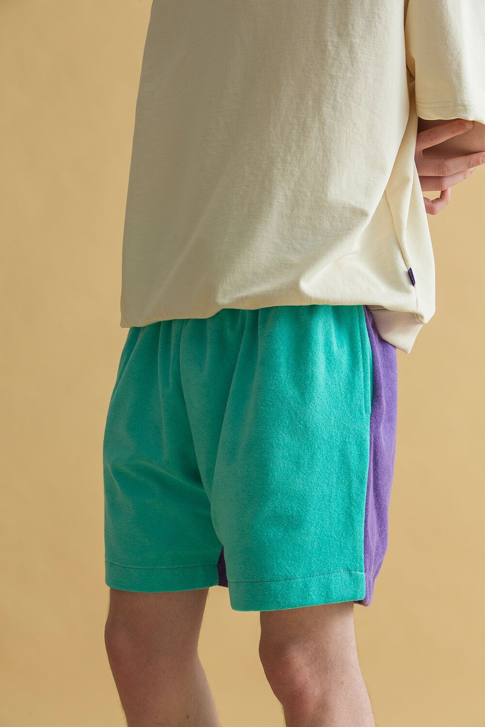 TERRY BLEND SHORTS (Cyan Blue - Deep Lavender - Black) - 감도 깊은 취향 셀렉트샵 29CM