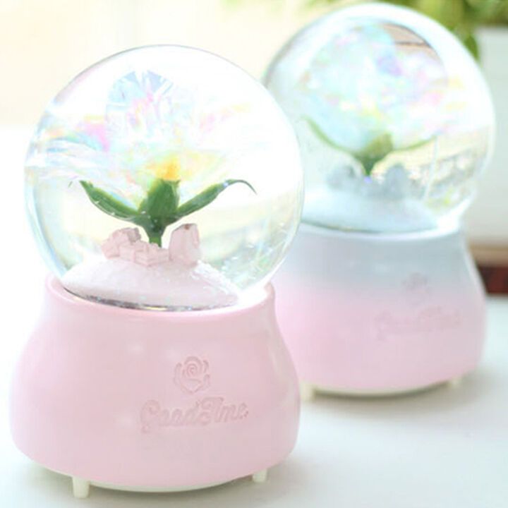 홀로그램 꽃 워터볼 오르골 (2type) - 감도 깊은 취향 셀렉트샵 29CM