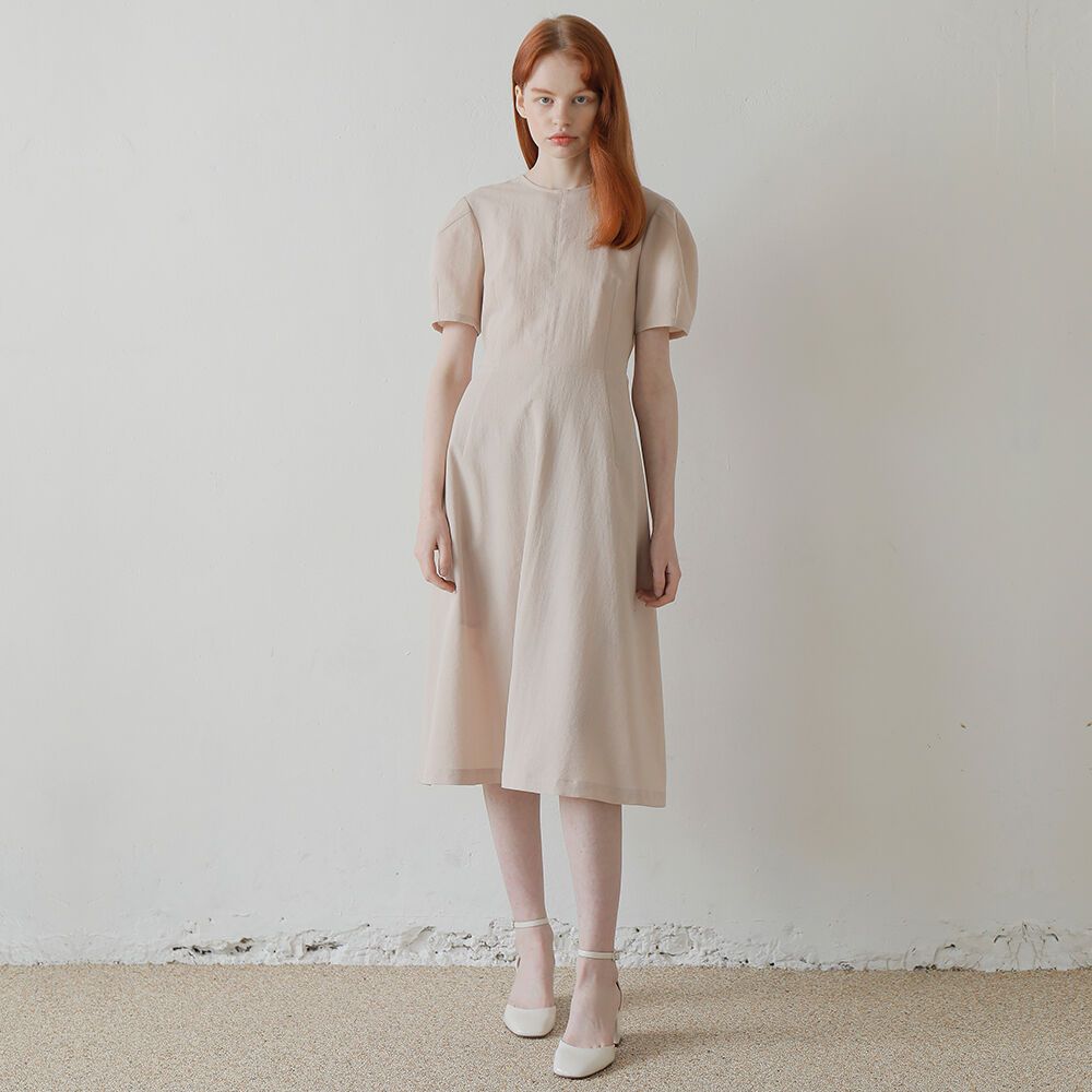 20SS PUFF SLEEVE DRESS /BEIGE - 감도 깊은 취향 셀렉트샵 29CM