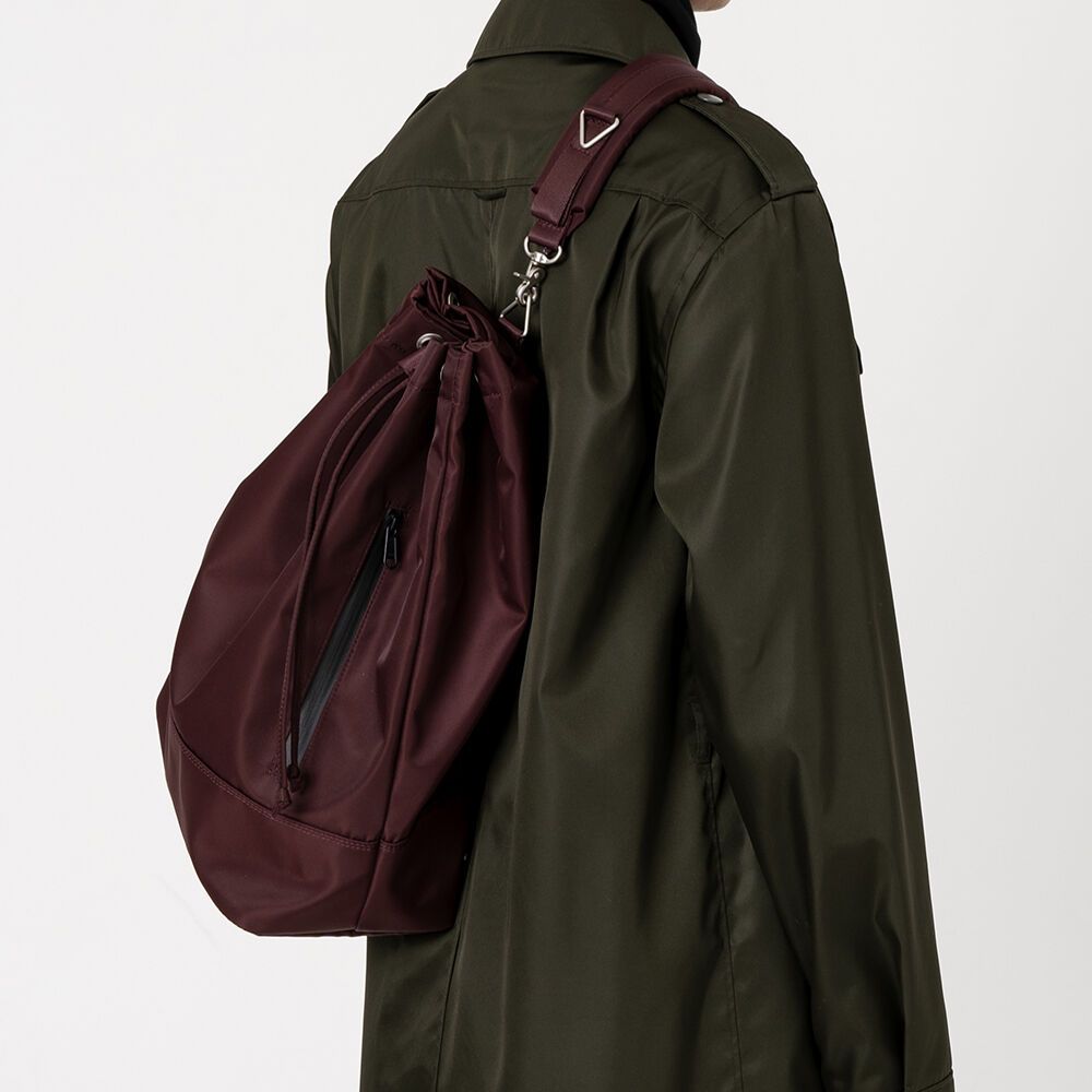 [HAH ARCHIVE] 2WAY WATERLOO BURGUNDY NYLON DUFFLE BAG - 감도 깊은 취향 셀렉트샵 29CM