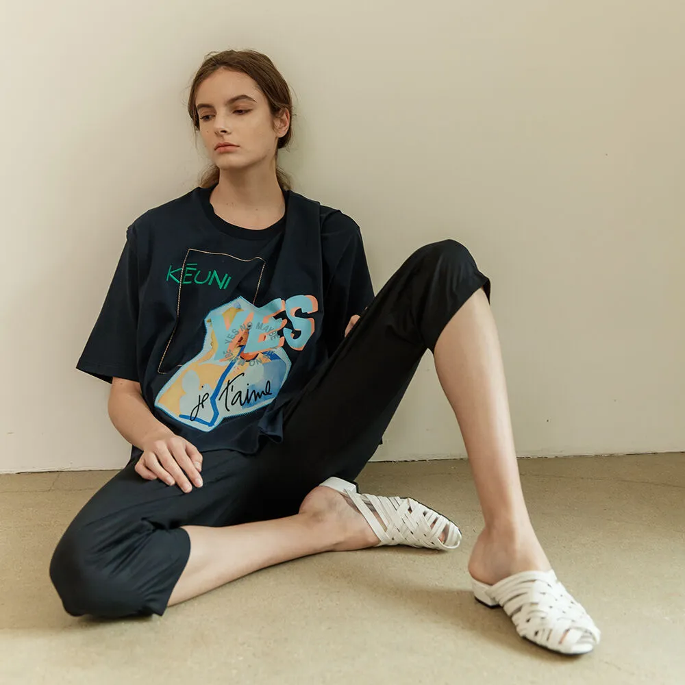 NOA_DOUBLE FACED & 'YES' GRAPHIC TEE - 감도 깊은 취향 셀렉트샵 29CM