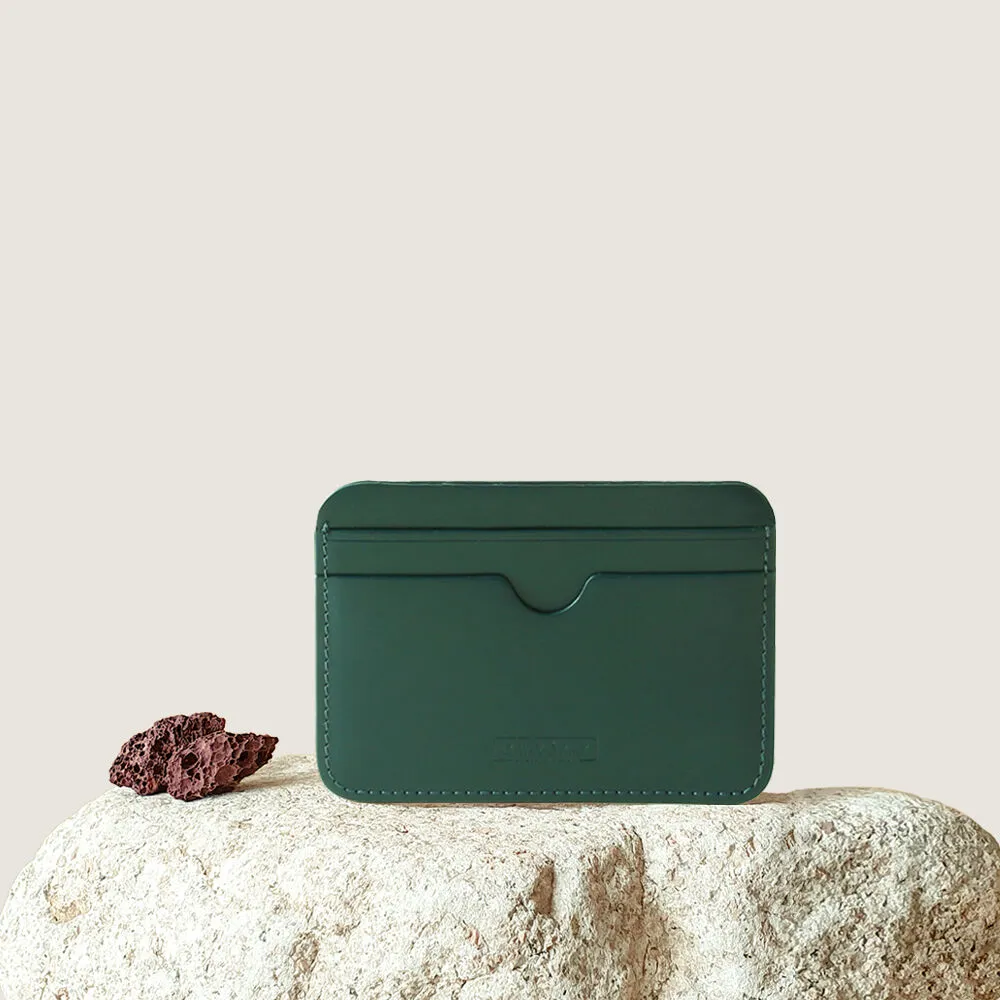 Pebble Card Wallet British Green - 감도 깊은 취향 셀렉트샵 29CM