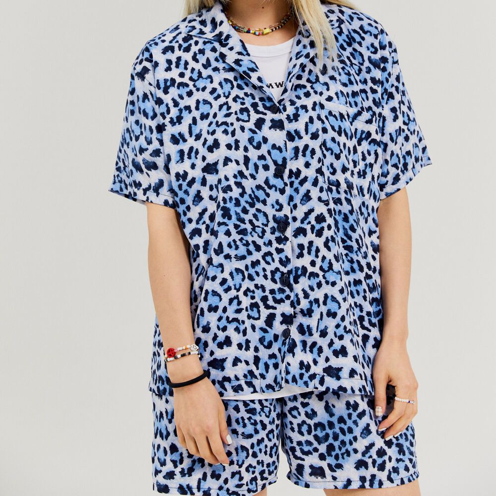 LEOPARD SHIRTS [BLUE} - 감도 깊은 취향 셀렉트샵 29CM