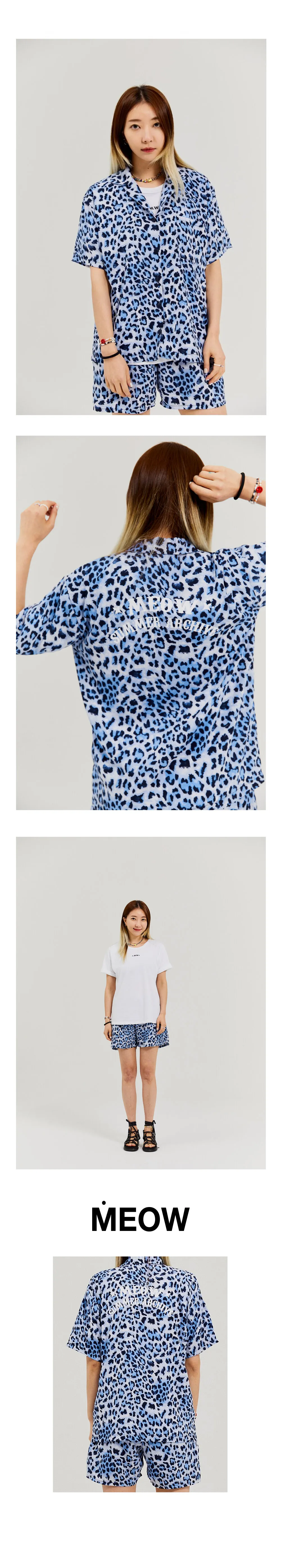 LEOPARD SHIRTS [BLUE} - 감도 깊은 취향 셀렉트샵 29CM