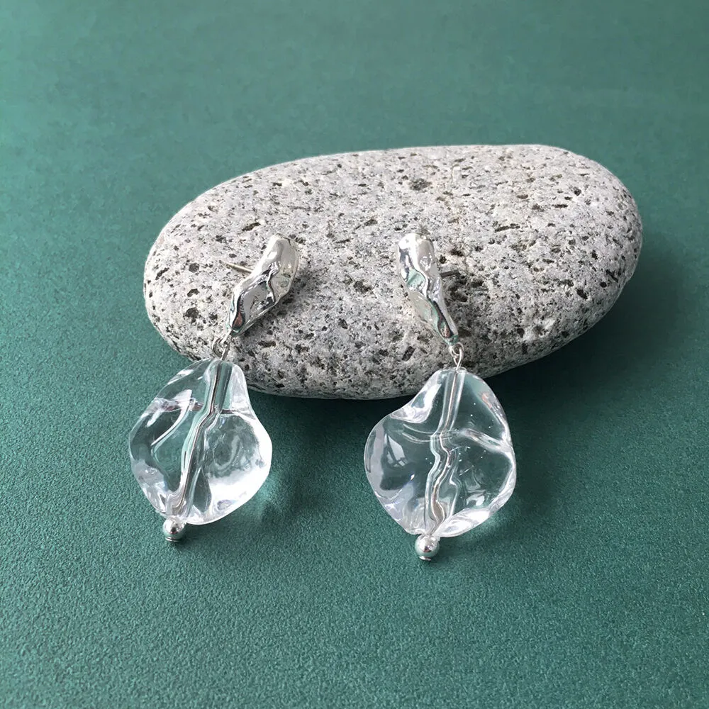 [삿치] ACRYLIC BOLD DROP 아크릴 볼드 드롭이어링 - 감도 깊은 취향 셀렉트샵 29CM