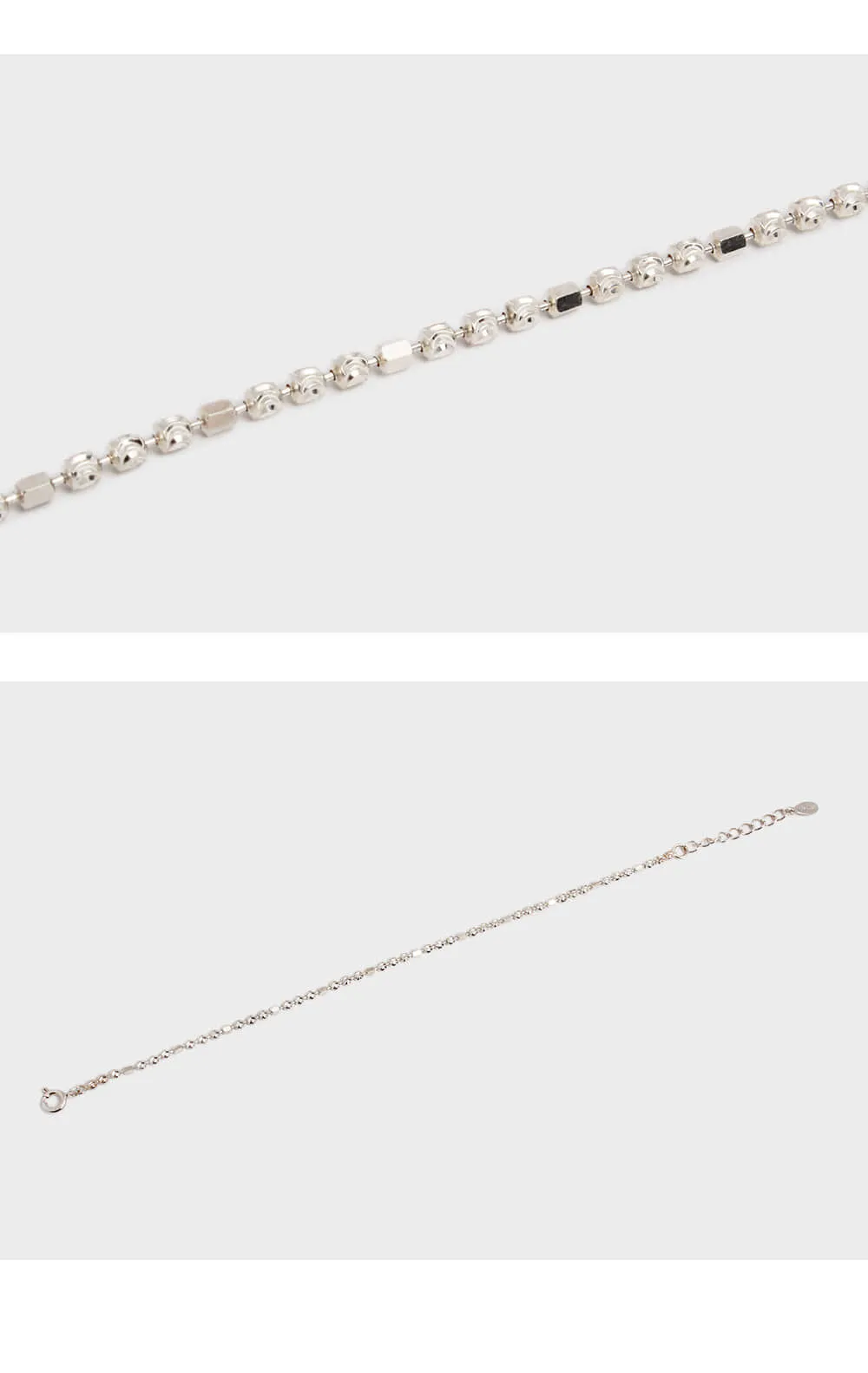 [SILVER] CUTTING BALL CHAIN BRACELET - 감도 깊은 취향 셀렉트샵 29CM