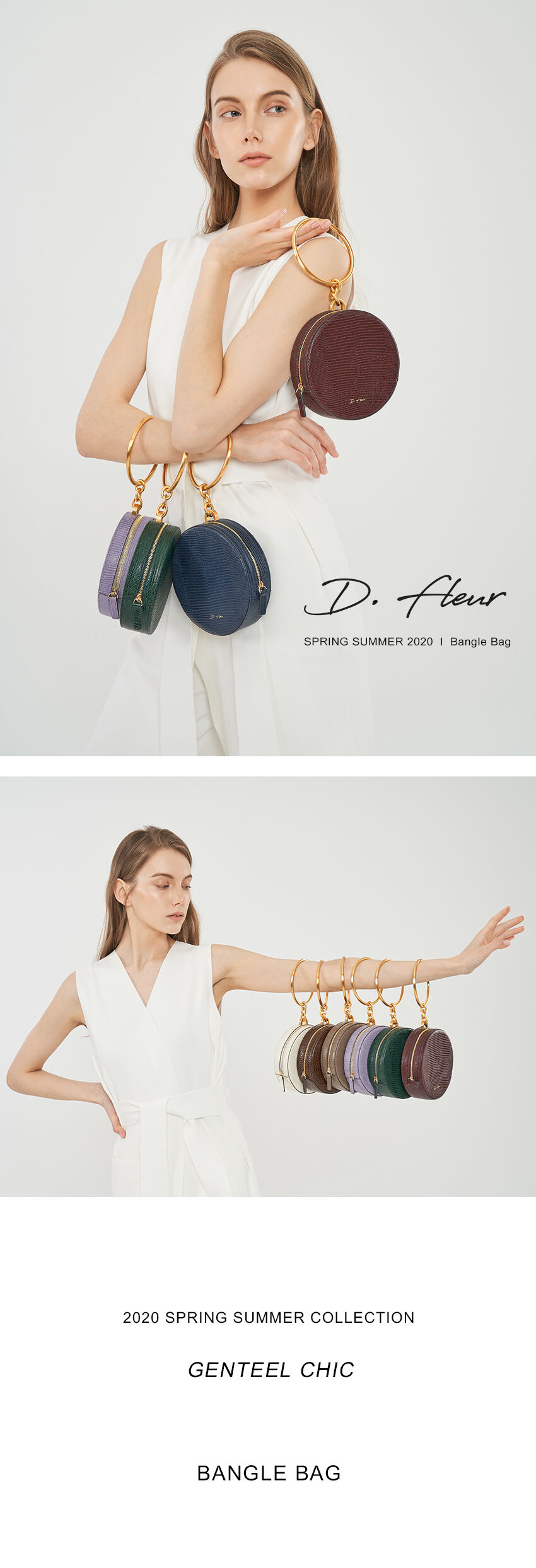 [D.FLEUR] Bangle Bag_Ivory - 감도 깊은 취향 셀렉트샵 29CM