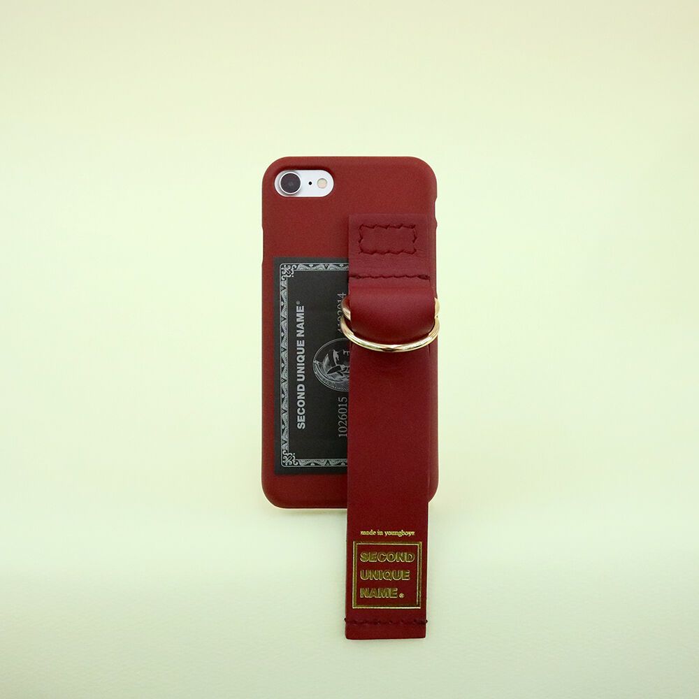 SUN CASE LEATHER CARD BURGUNDY - 감도 깊은 취향 셀렉트샵 29CM