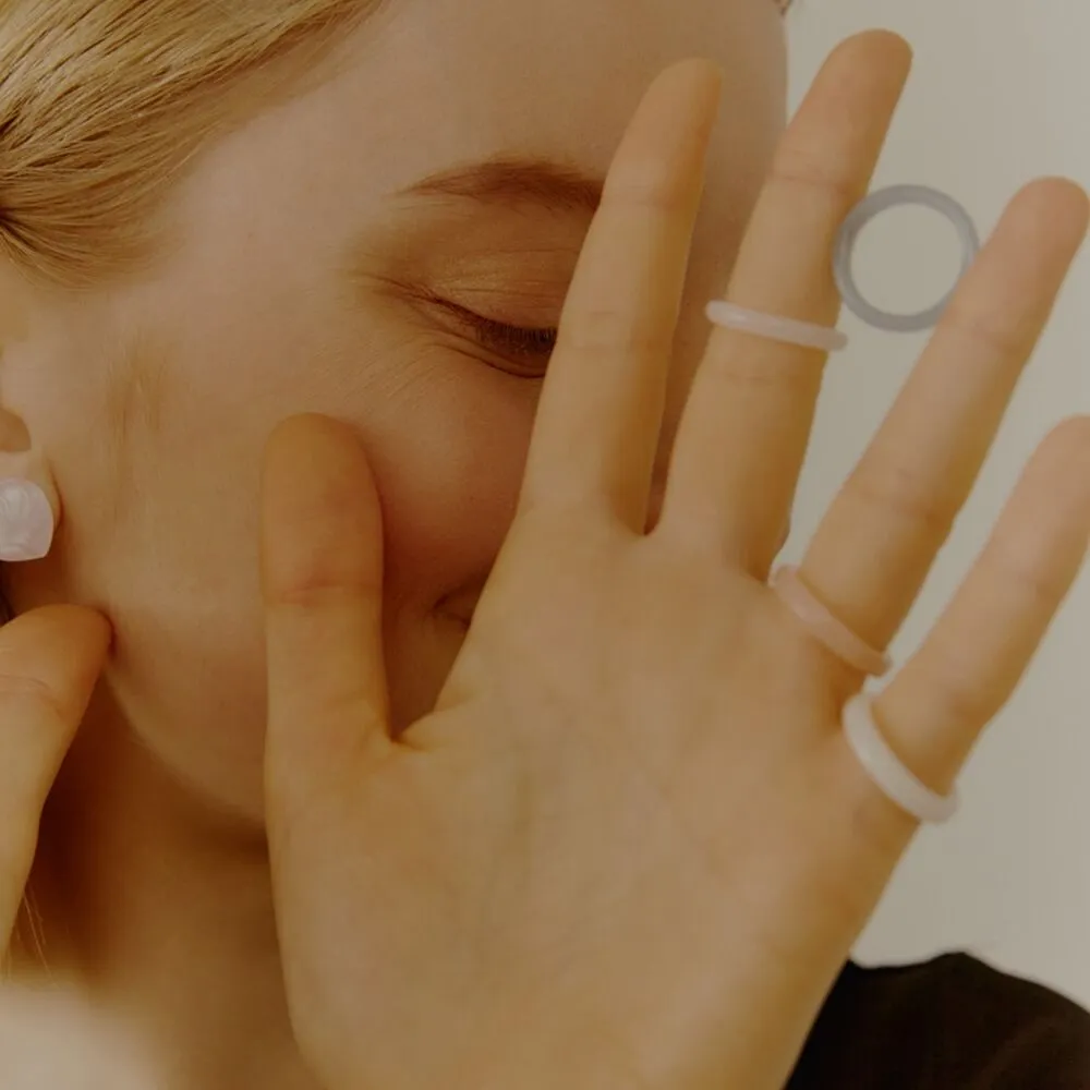 [4 SET] Warm Summer Rings - 감도 깊은 취향 셀렉트샵 29CM