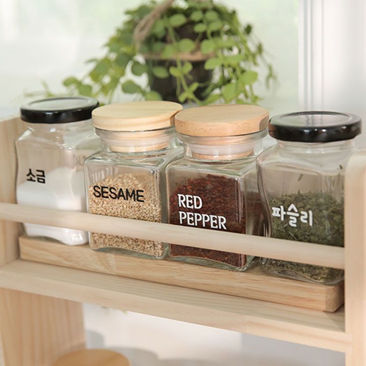 예쁜 양념병 레터링 1세트 16type (4color) - 감도 깊은 취향 셀렉트샵 29CM