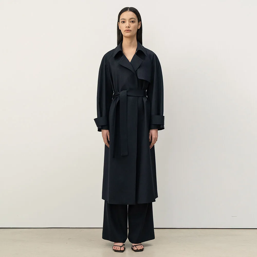 Simple Trench Coat Navy - 감도 깊은 취향 셀렉트샵 29CM