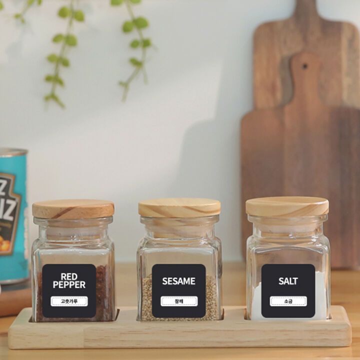 양념병 스티커 양념통 방수라벨 20개 1세트 (4type) - 감도 깊은 취향 셀렉트샵 29CM