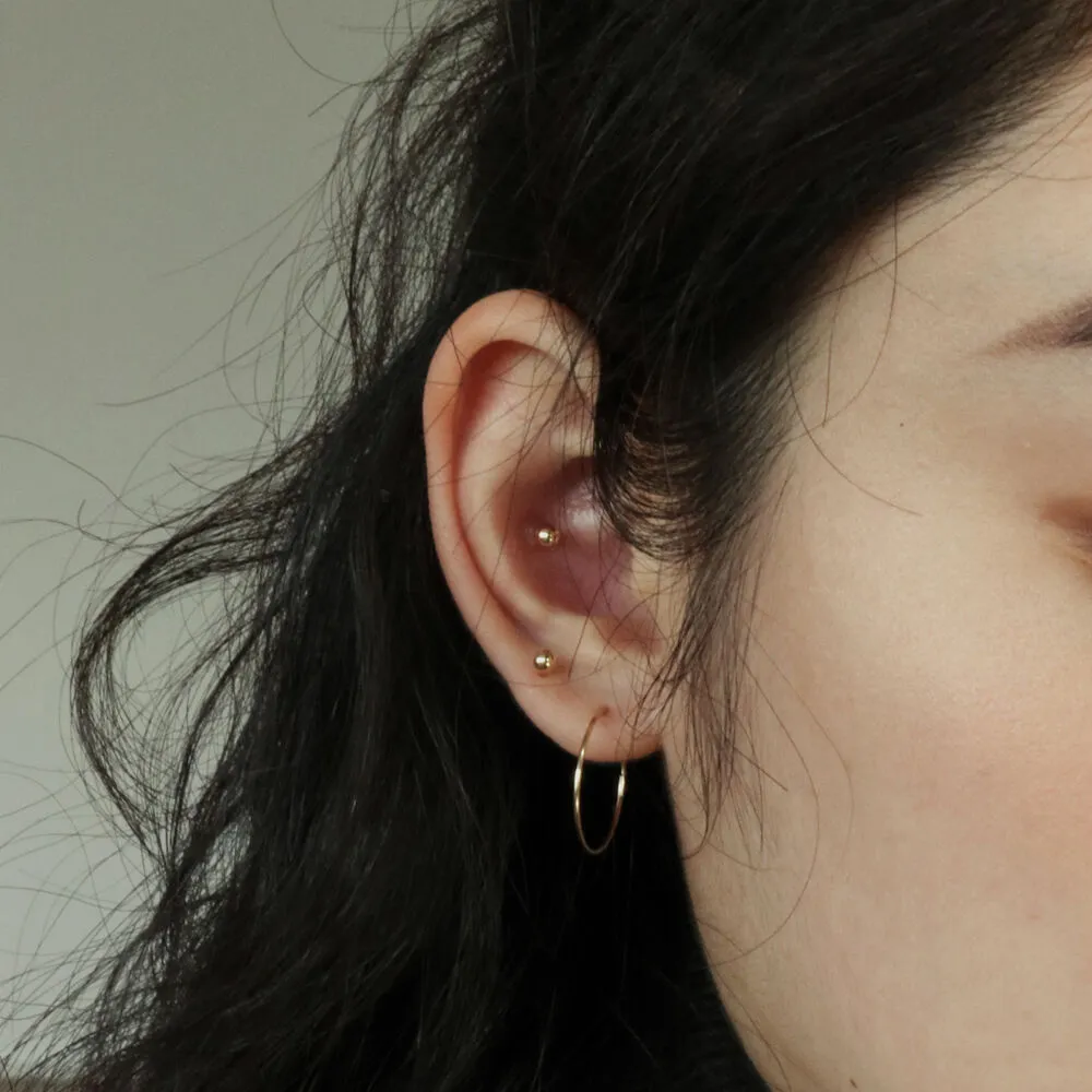 [14K] 14K GOLD BALL PIERCING - 감도 깊은 취향 셀렉트샵 29CM