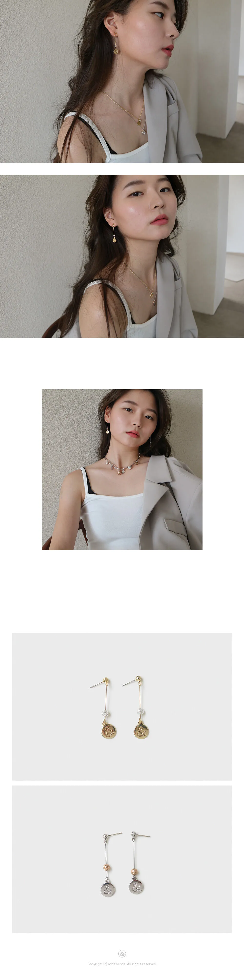& drop earring (2colors) - 감도 깊은 취향 셀렉트샵 29CM