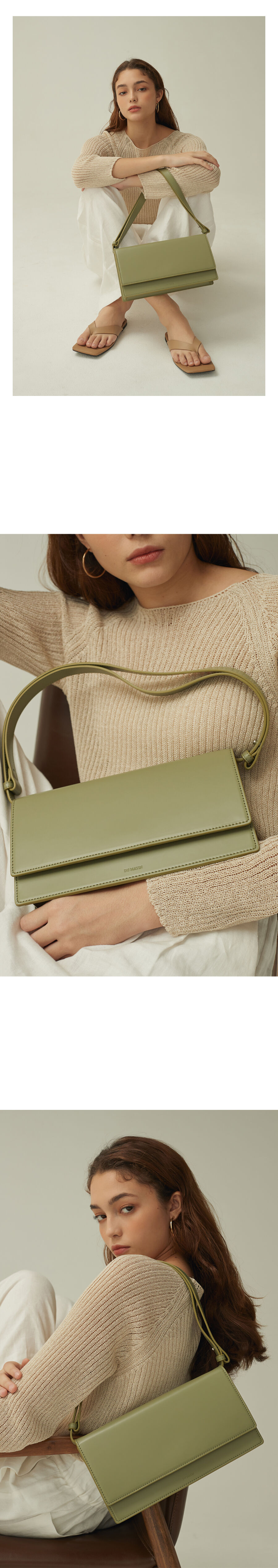 [DU MATIN] MATIN BAG OLIVE SQUARE - 감도 깊은 취향 셀렉트샵 29CM