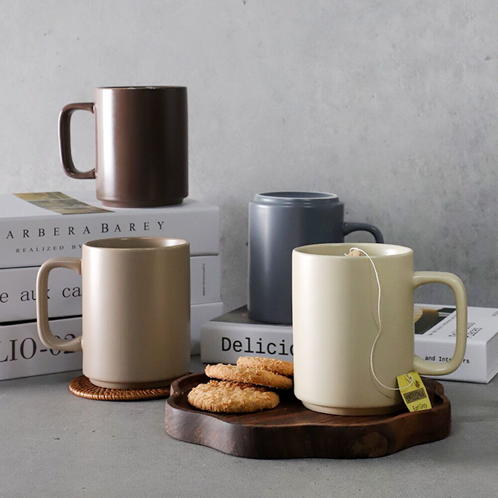 엘크 도자기 무광 머그컵 380ml 4color 택1p - 감도 깊은 취향 셀렉트샵 29CM