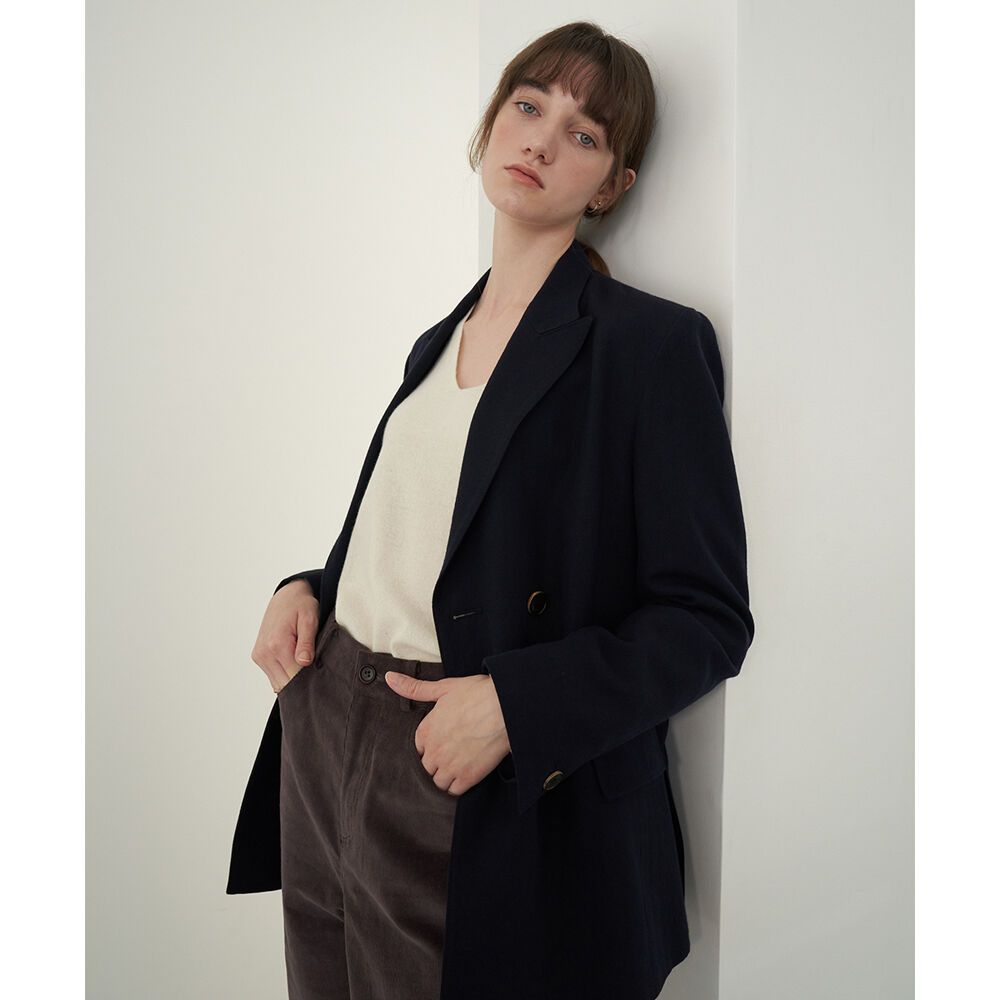 Double button jacket (navy) - 감도 깊은 취향 셀렉트샵 29CM
