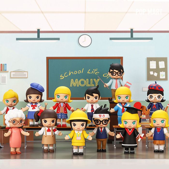[팝마트코리아 정품] Molly School Life series (몰리-스쿨라이프 시리즈)피규어_랜덤 - 감도 깊은 취향 셀렉트샵 29CM