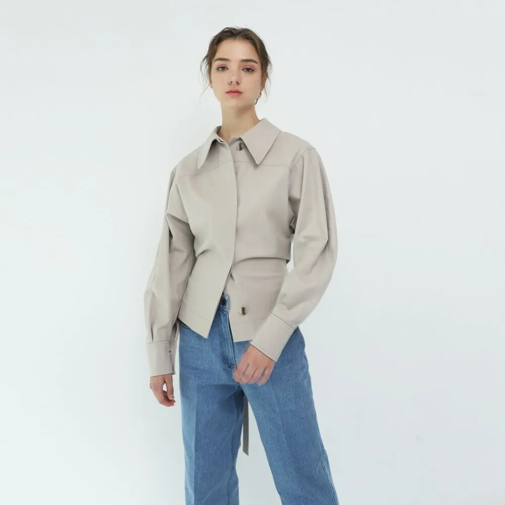 Shirts Curved Sleeve Neutral Beige - 감도 깊은 취향 셀렉트샵 29CM