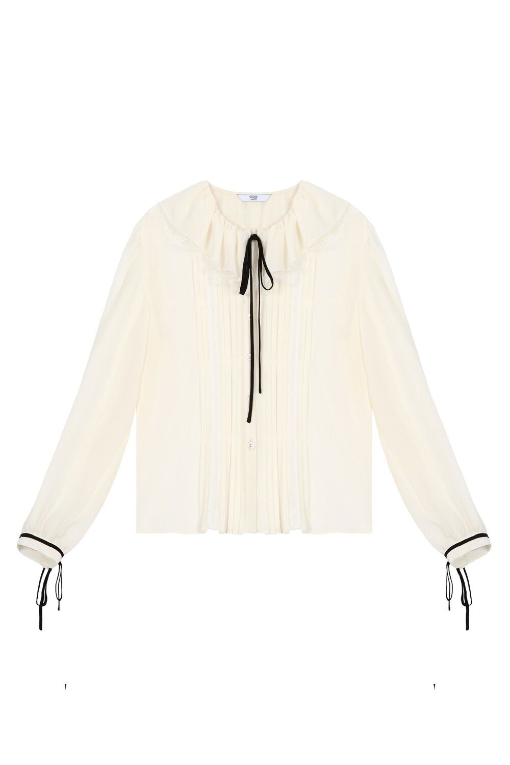 LACE TUCK BLOUSE - IVORY - 감도 깊은 취향 셀렉트샵 29CM