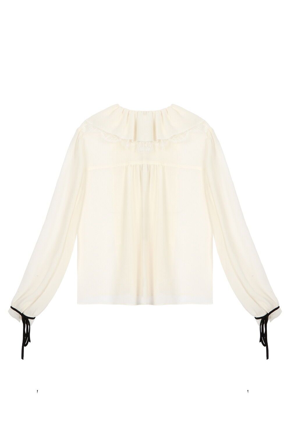 LACE TUCK BLOUSE - IVORY - 감도 깊은 취향 셀렉트샵 29CM