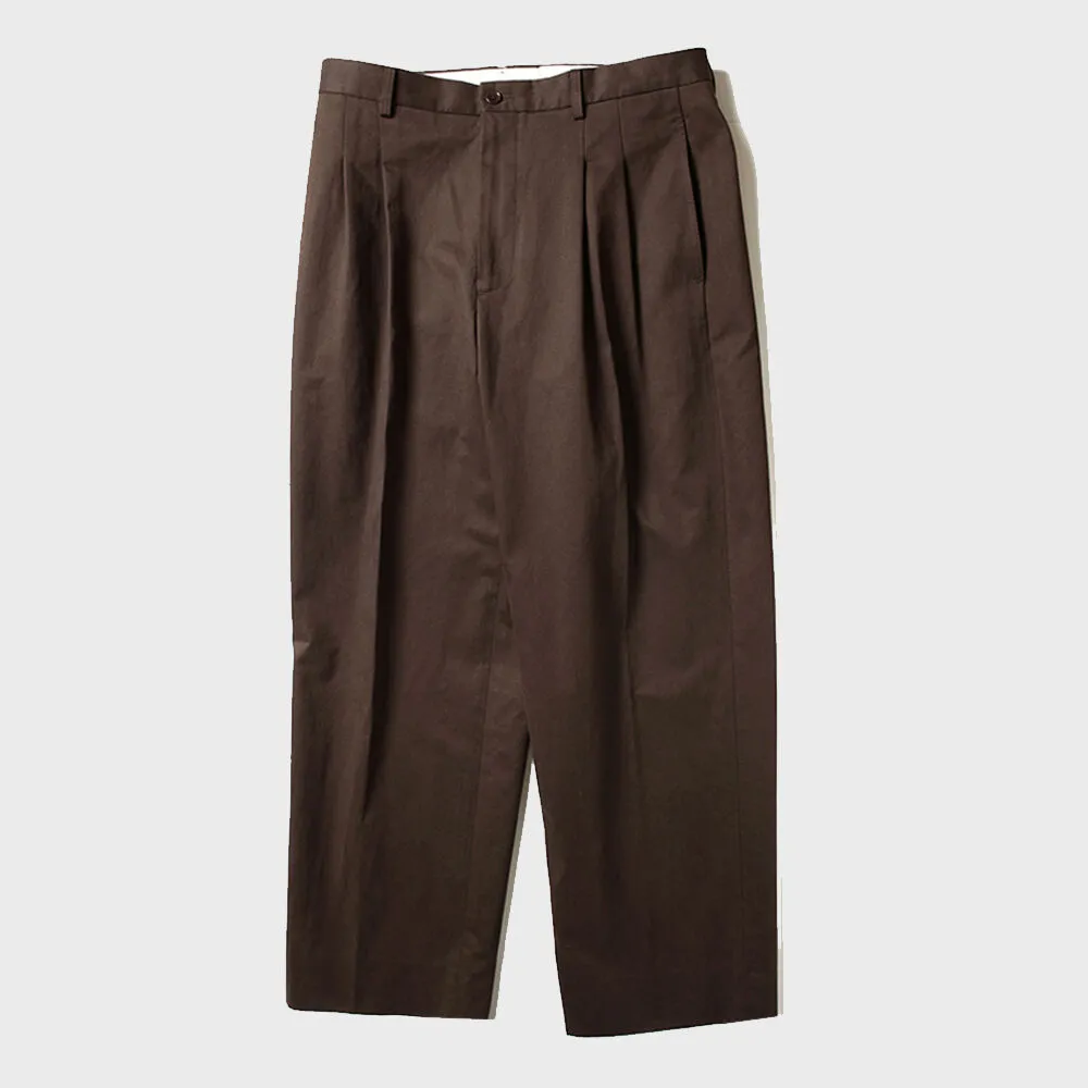 TC3-PT02 브라운 투턱 팬츠 - 감도 깊은 취향 셀렉트샵 29CM
