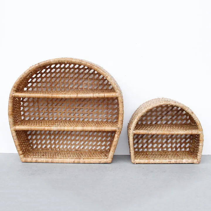 라탄 등나무 벽걸이 선반 2단 3단 2type - 감도 깊은 취향 셀렉트샵 29CM