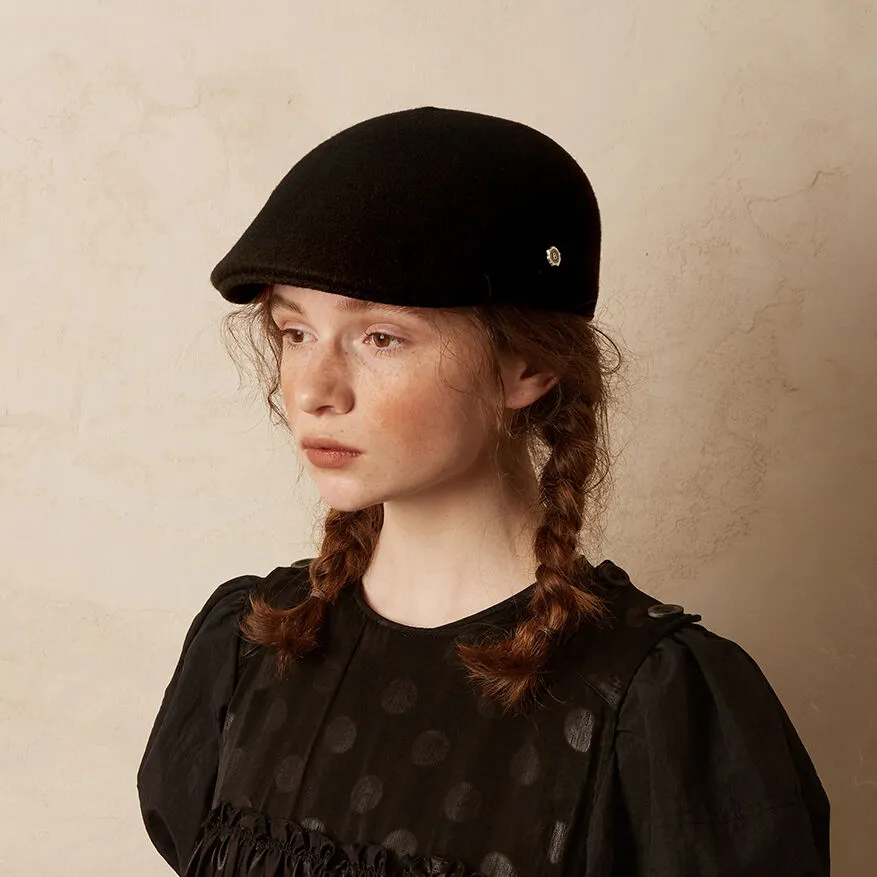 Simply formed hunting cap - Black - 감도 깊은 취향 셀렉트샵 29CM