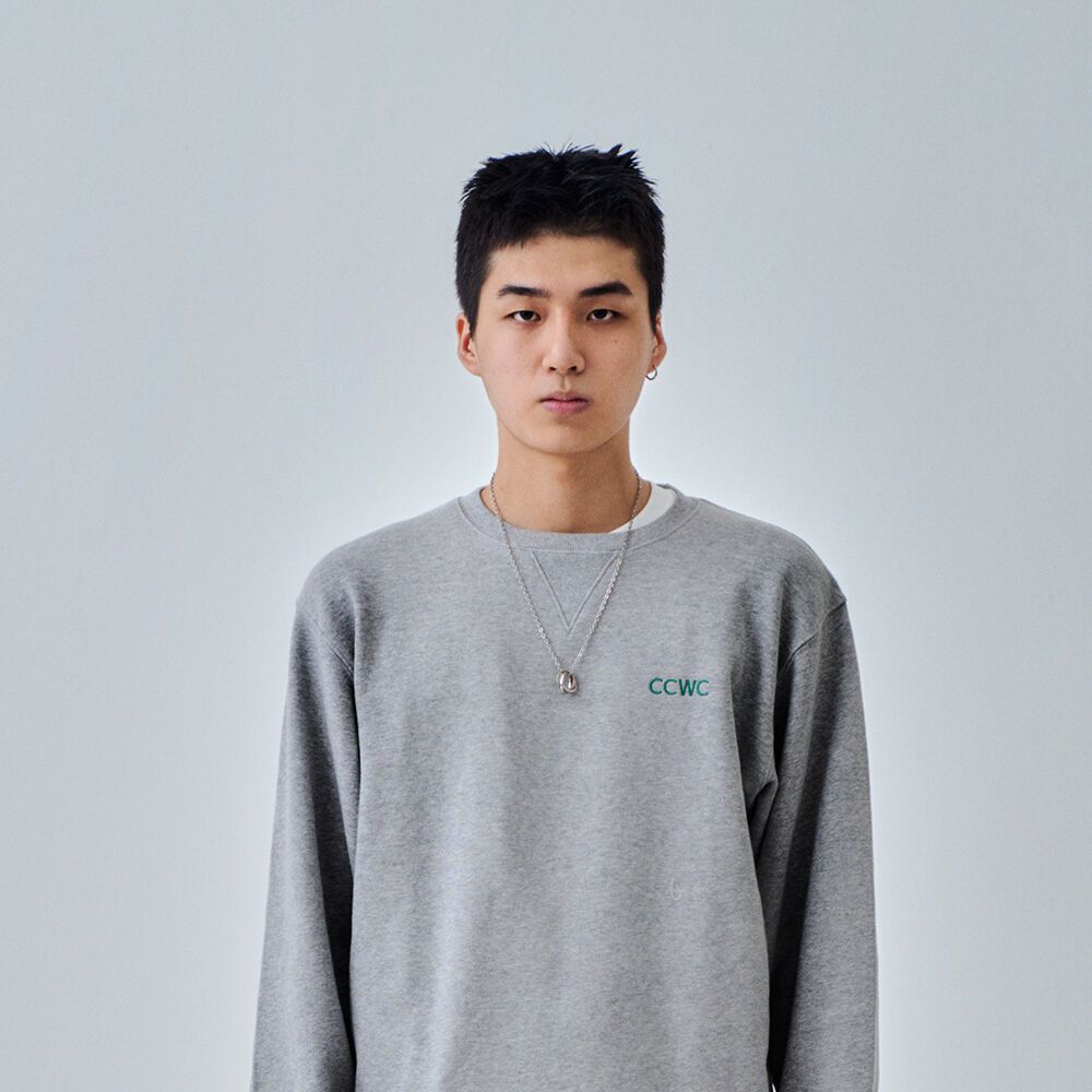 CCWC LOGO STITCH SWEAT SHIRTS GREY - 감도 깊은 취향 셀렉트샵 29CM