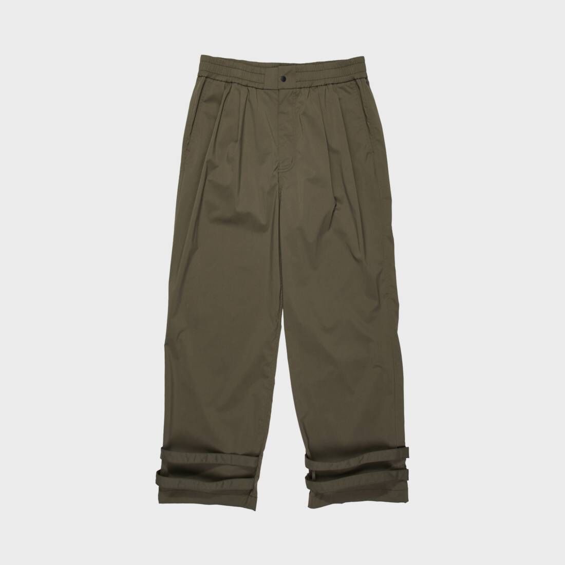 TUCK VELCRO PANTS KHAKI - 감도 깊은 취향 셀렉트샵 29CM