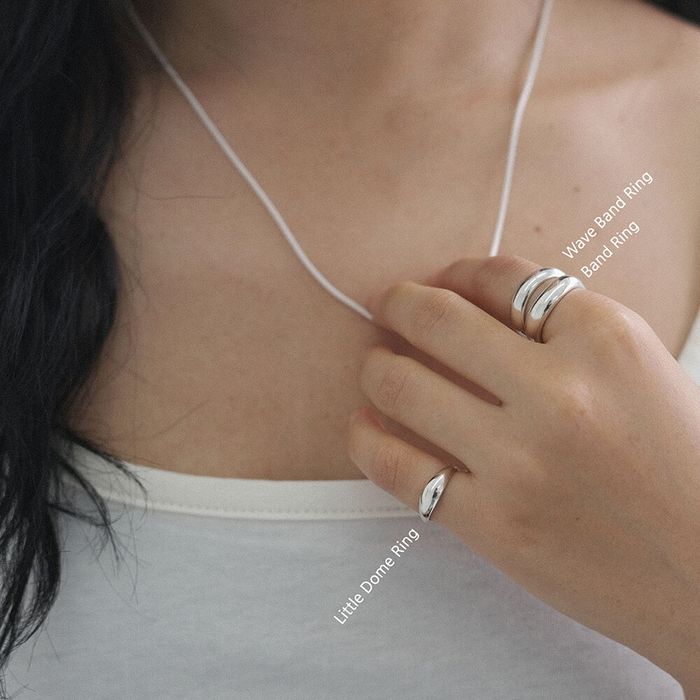 Silver 925 Little Dome Ring (2color) - 감도 깊은 취향 셀렉트샵 29CM