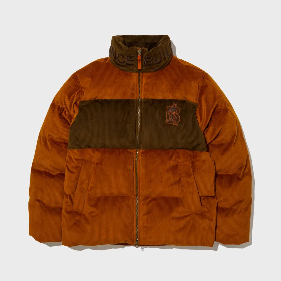 CORDUROY COLOR BLOCK DOWN JACKET_CARMEL - 감도 깊은 취향 셀렉트샵 29CM