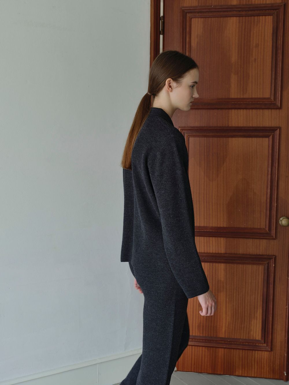 fine merino wool knit pants (charcoal) - 감도 깊은 취향 셀렉트샵 29CM