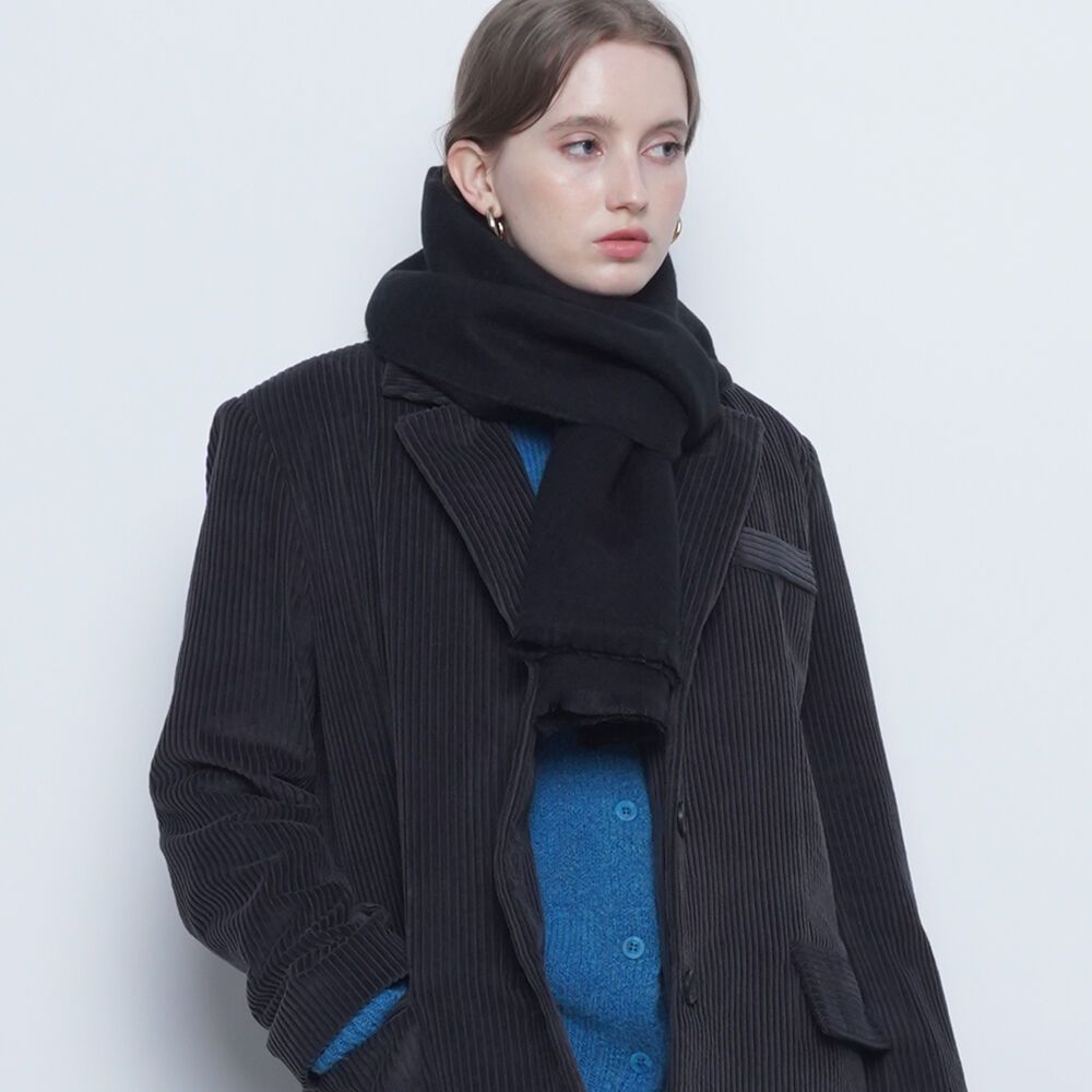 W282 seiden muffler black - 감도 깊은 취향 셀렉트샵 29CM