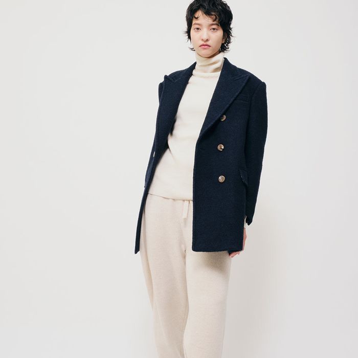 Double boyfit wool half coat Navy - 감도 깊은 취향 셀렉트샵 29CM
